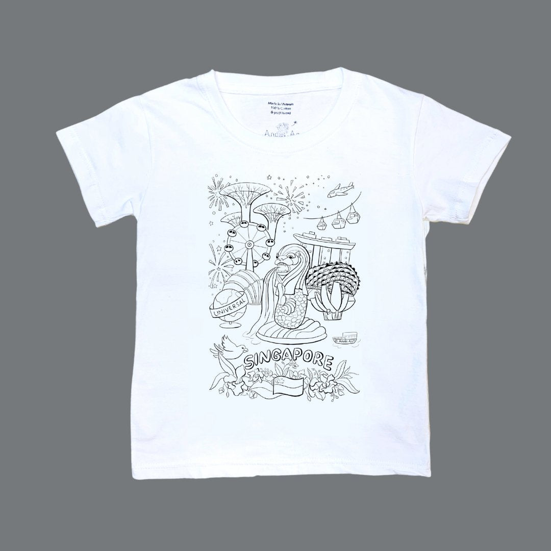 Merlion - DIY Color-it-ful T-shirts – LittleShop Toys
